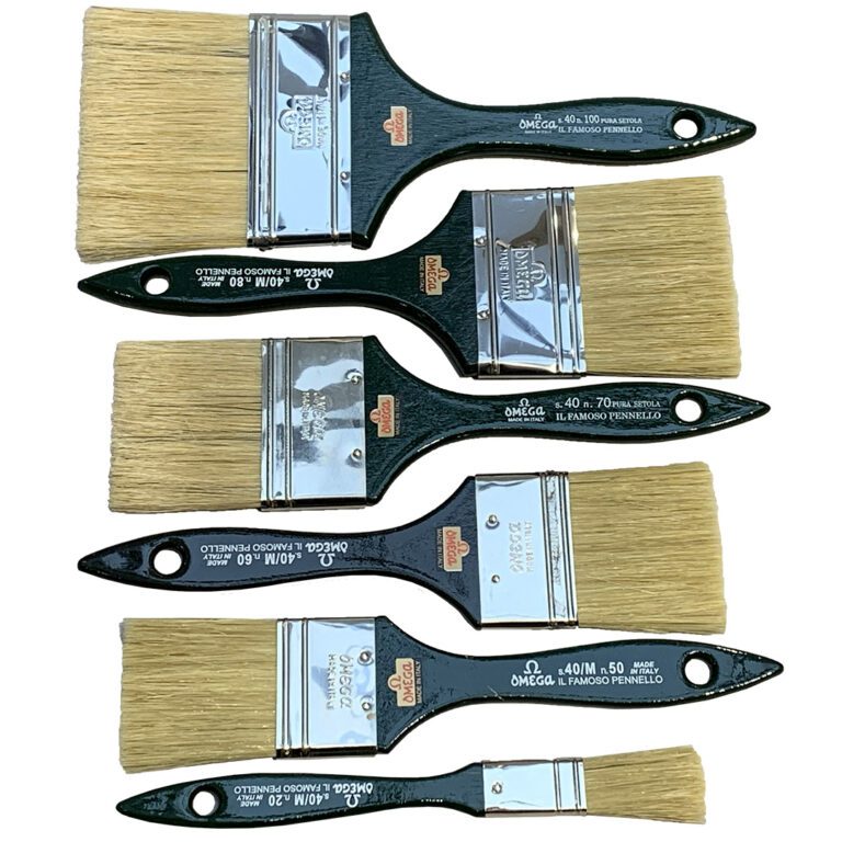 Roberson Omega Lily Varnish Brush - Series 40 | Green & Stone of Chelsea