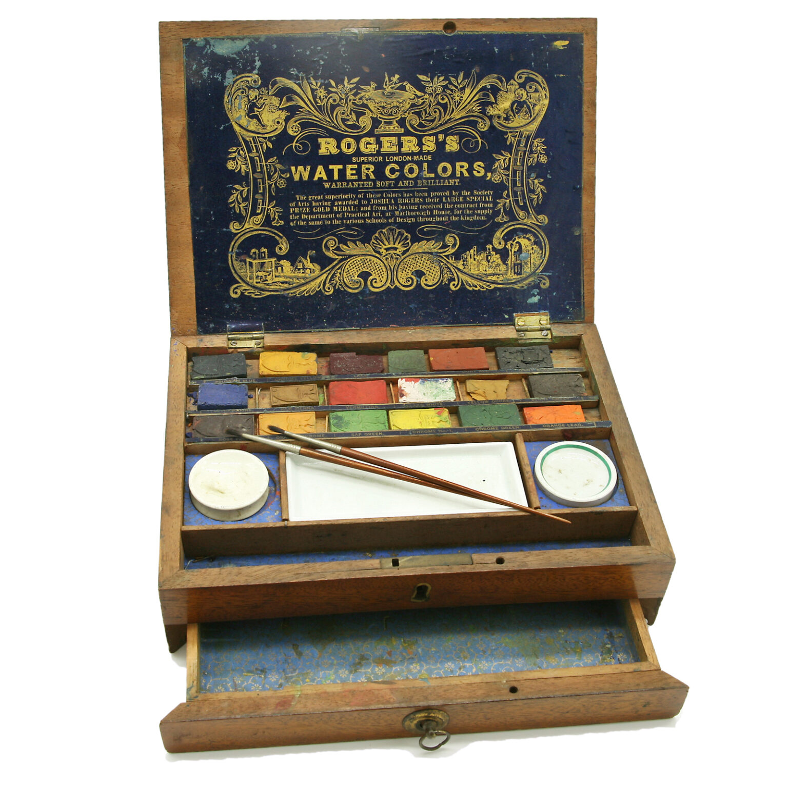 Rogers Watercolour Box c1870 | Green & Stone of Chelsea