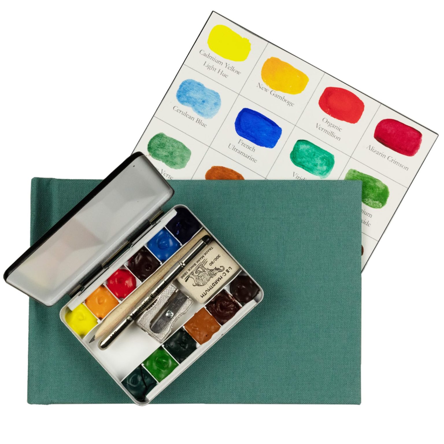 Green and Stone Pocket Set of Daniel Smith Watercolours | Green & Stone ...